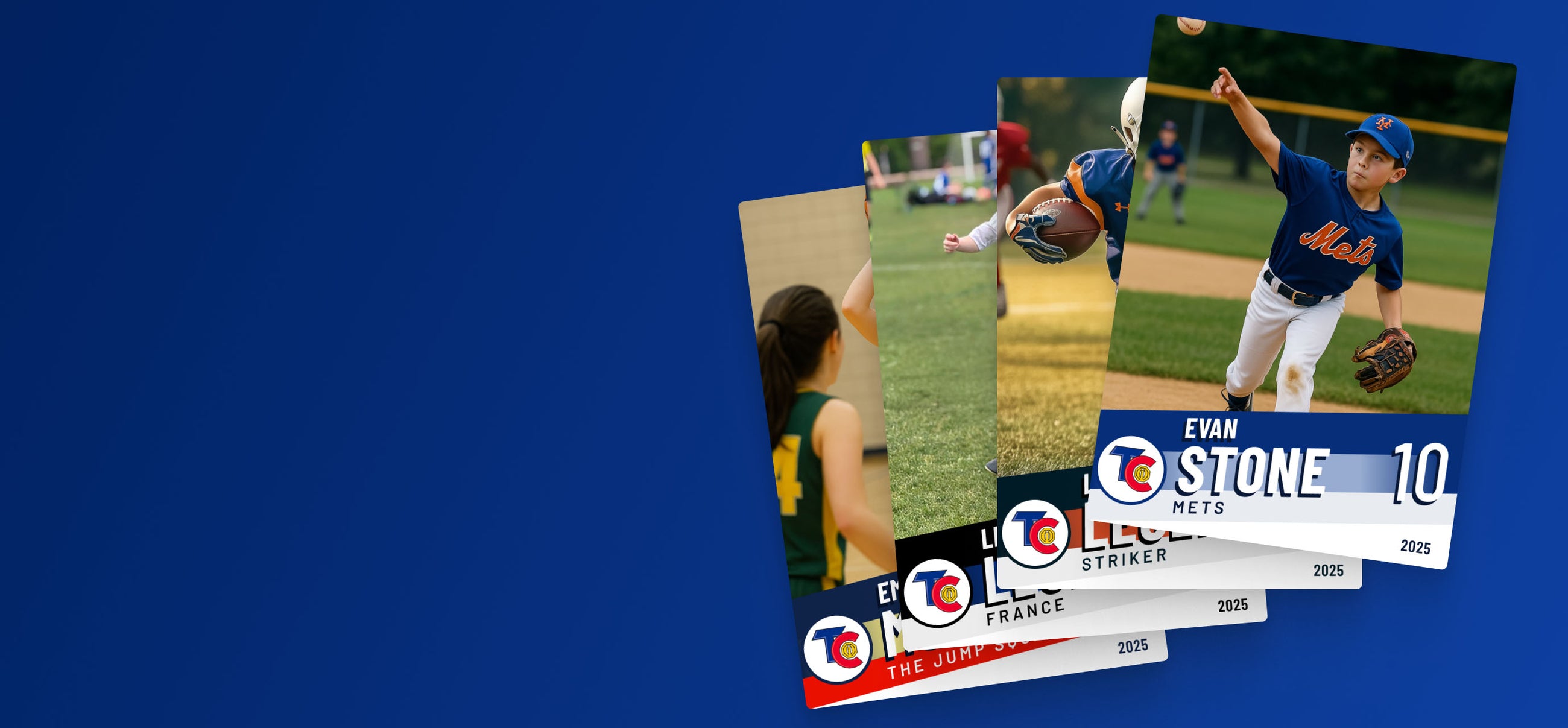 Playmaker Cards | Custom Trading Cards for Young Athletes